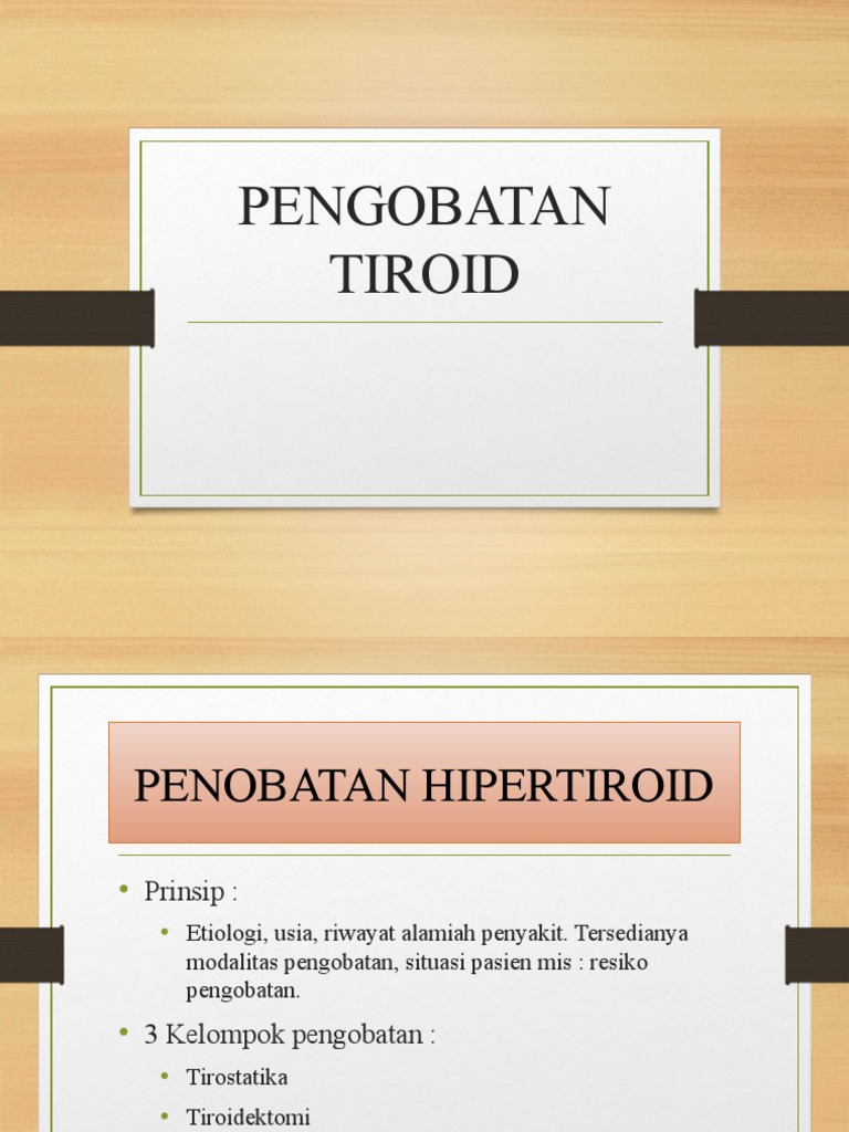Pengobatan Hipertiroid dan Terapi Tiroid | PDF | Kesehatan Holistik