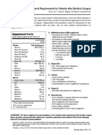ASMBS Vitamin Guidelines for Surgery | PDF