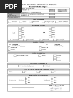 Ficha Exame Admissional | PDF | Medicina Clínica | Especialidades médicas