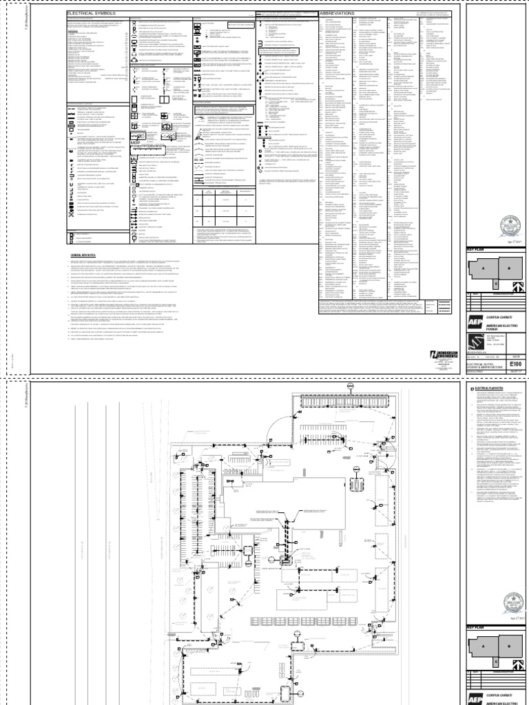 Electrical Symbols Abbreviations: Key Plan | PDF | Ac Power Plugs And ...