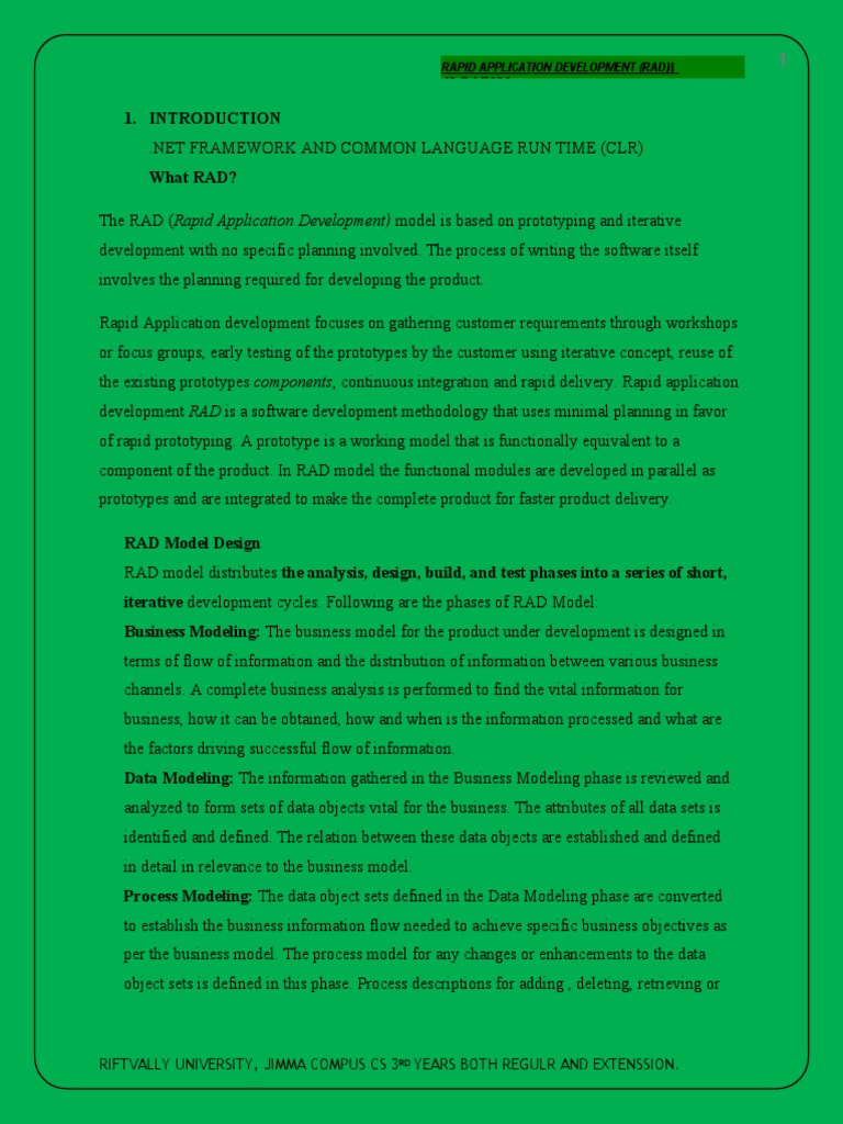 RAD TUTORIAL Rvu ch.1&2 | PDF | Object Oriented Programming | Command ...