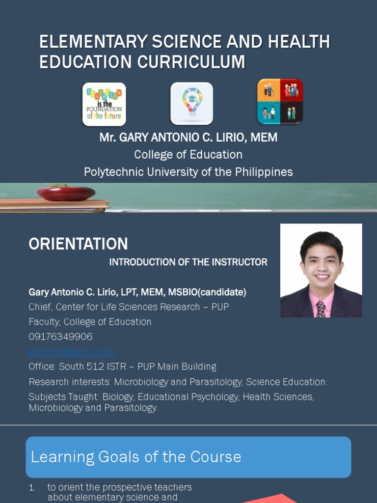 Elementary Science and Health Education Curriculum | PDF | Science ...