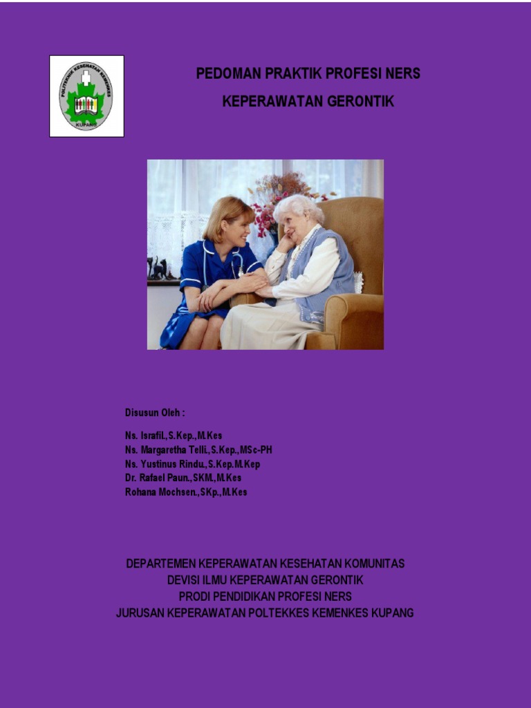 Buku Pedoman Praktik Profesi Ners Gerontik | PDF | Pengembangan Diri | Kesehatan Holistik