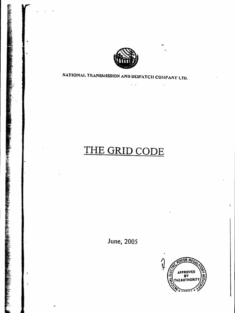 Grid Code 2005 | PDF | Electrical Grid | Electrical Substation