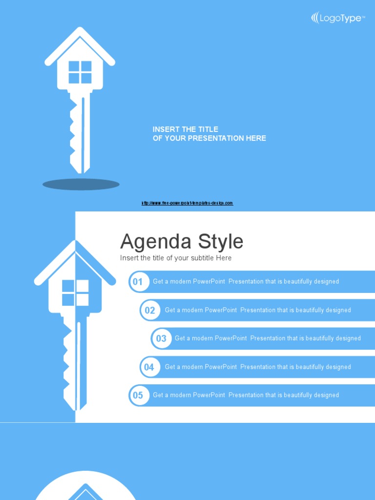 Real Estate House Key PowerPoint Template | PDF | Microsoft Power Point ...