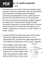 Groundwater Pumping Test Data Tool and Form | PDF | Aquifer ...