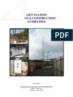 Sewage Lift Station Design | PDF | Pumping Station | Sanitary Sewer