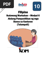 Kolokasyon Filipino 10 | PDF