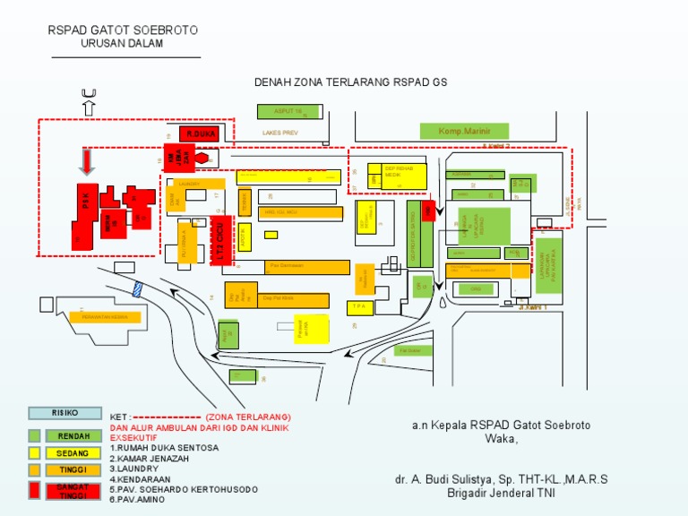 Denah Zona Terlarang Rspad | PDF