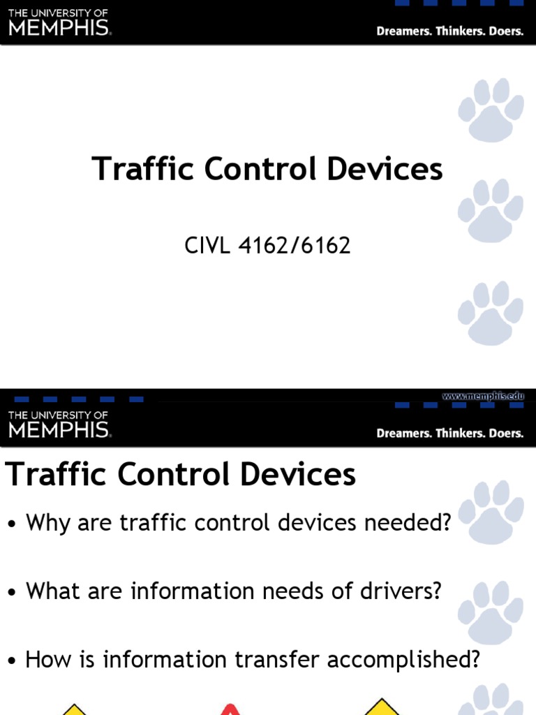 Traffic Control Devices | PDF | Traffic | Traffic Light