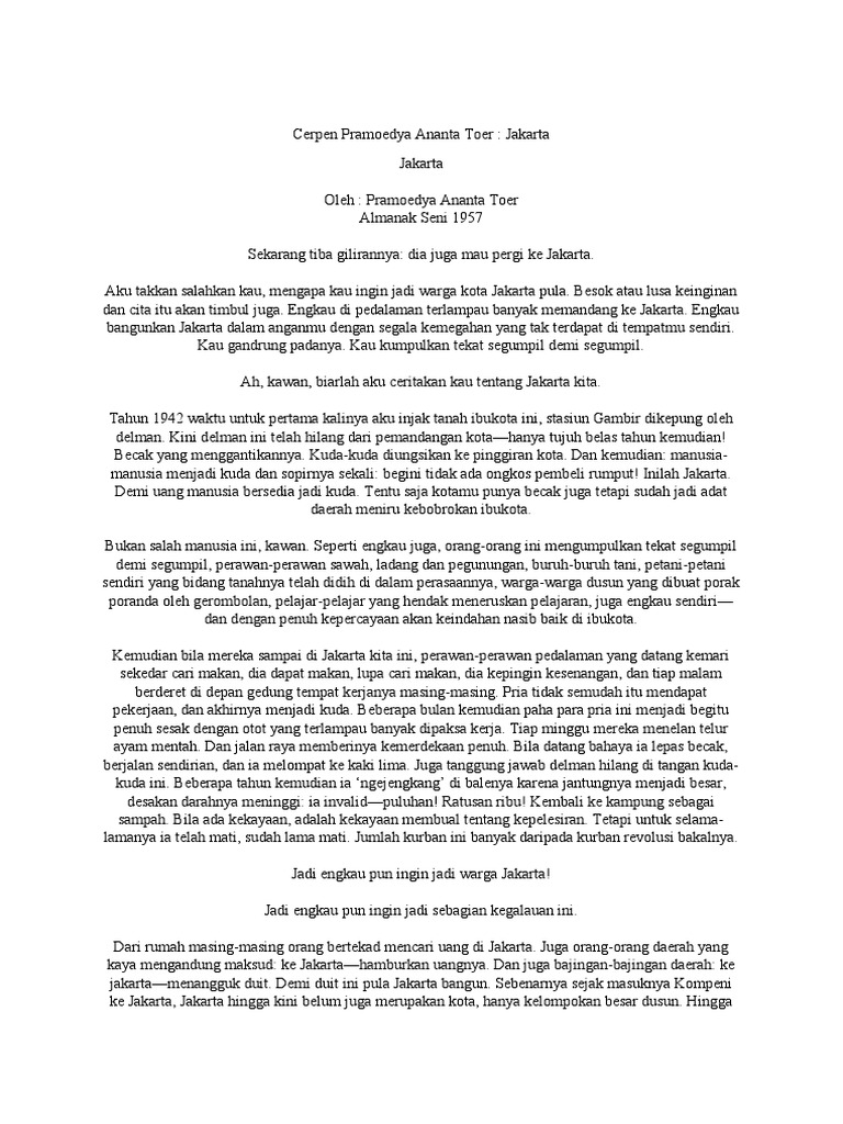 Cerpen Remaja | PDF | Fiksi Umum