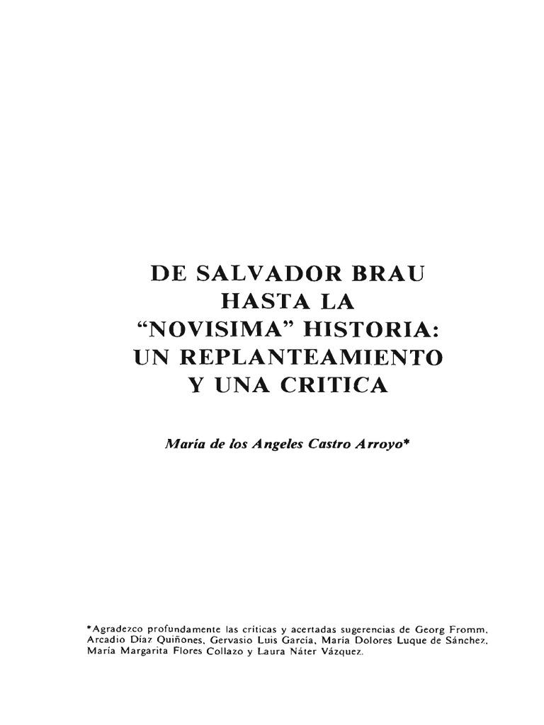 De Salvador Brau A La Novísima-María de Los Á. Castro | PDF | Puerto ...