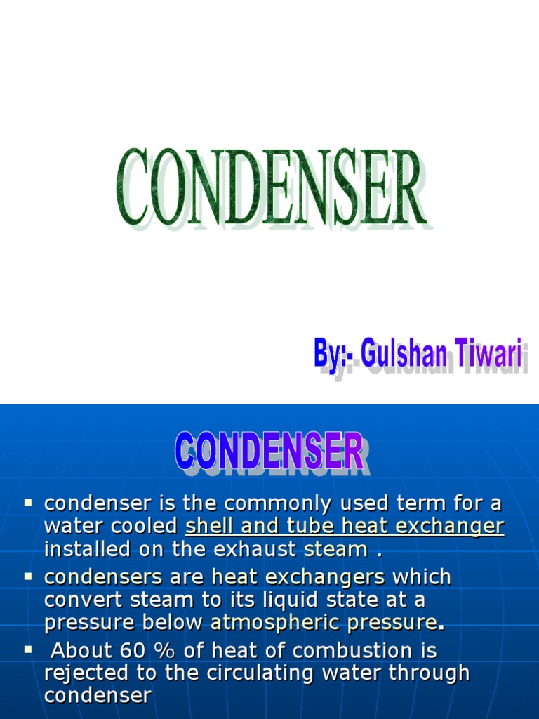 CONDENSER Scheme | PDF | Gas Technologies | Building Materials