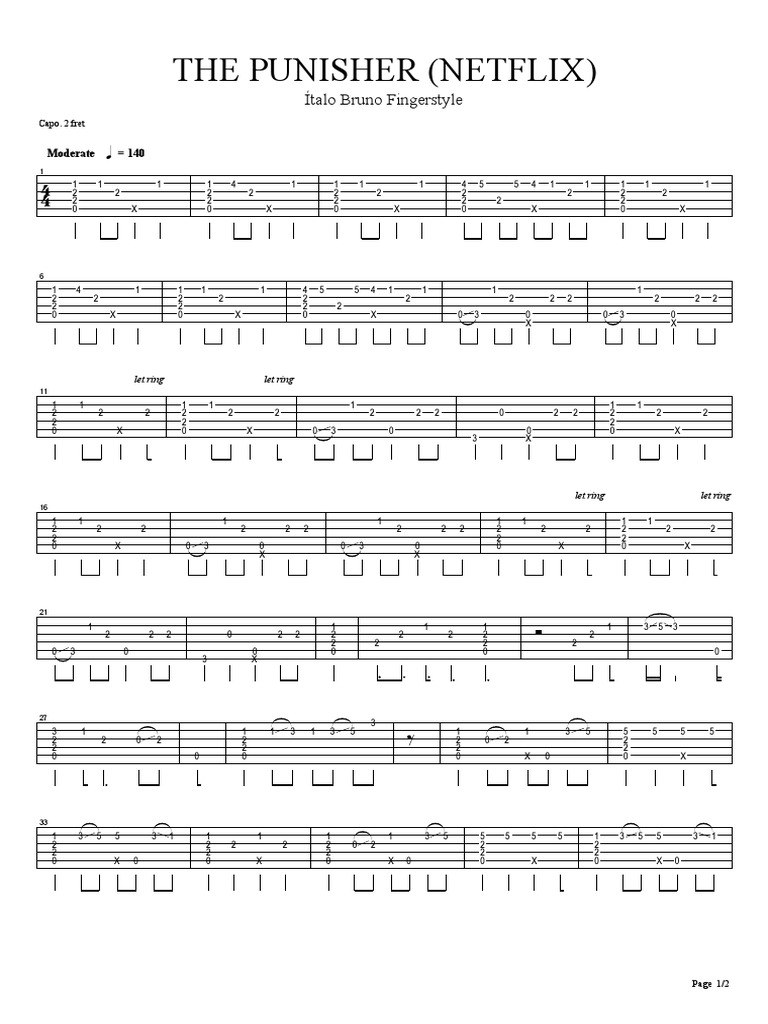 The Punisher - Main Theme | PDF