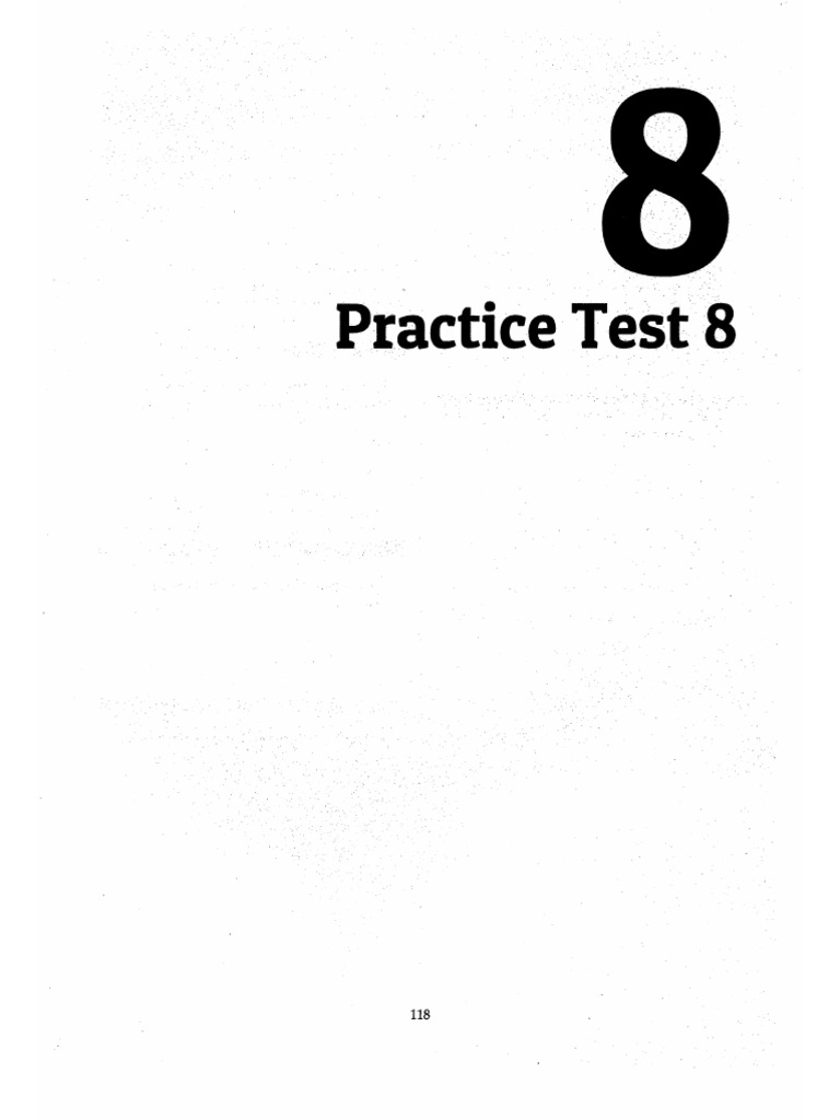 Practice Test 8 | PDF
