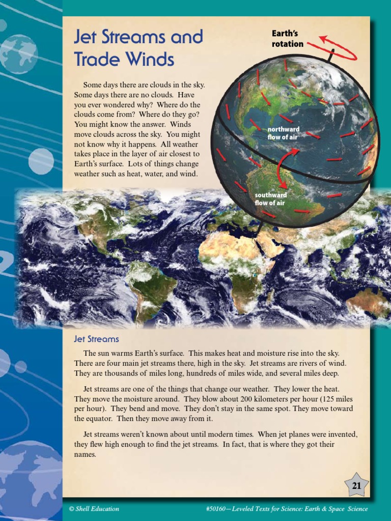 Jet Streams and Trade Winds: Earth's Rotation | PDF | Jet Stream | Wound