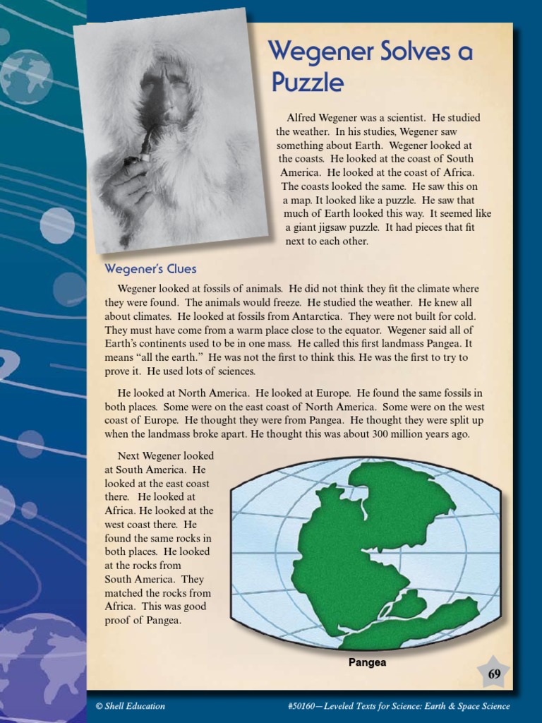 Wegener Solves A Puzzle | PDF | Continent | Geology