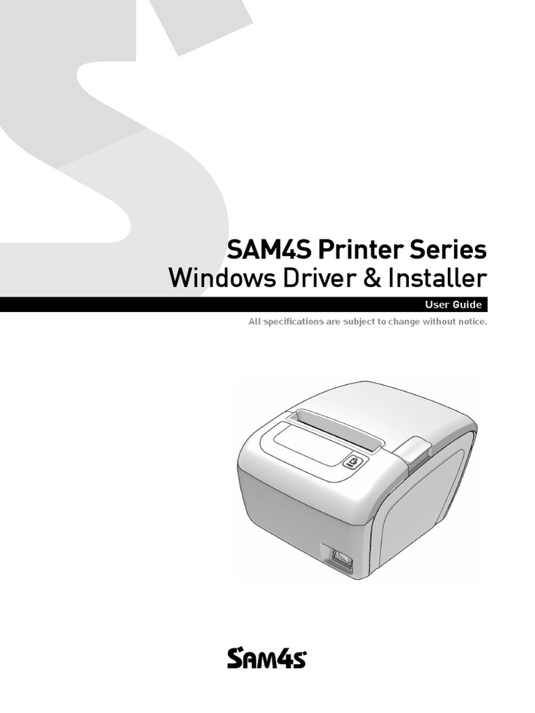 A Guide to Installing and Configuring SAM4S Printers | PDF | Microsoft ...