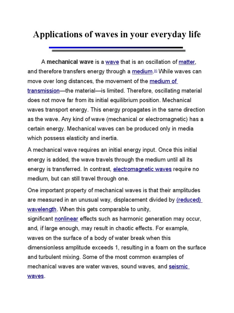 Modified Activity 1 | Download Free PDF | Waves | Physical Quantities