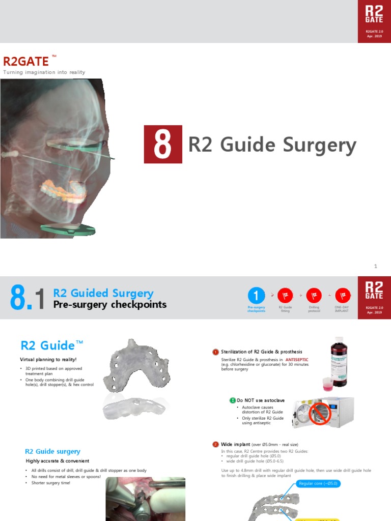 R2gate Guide Step by Step | PDF | Dental Implant | Dentistry