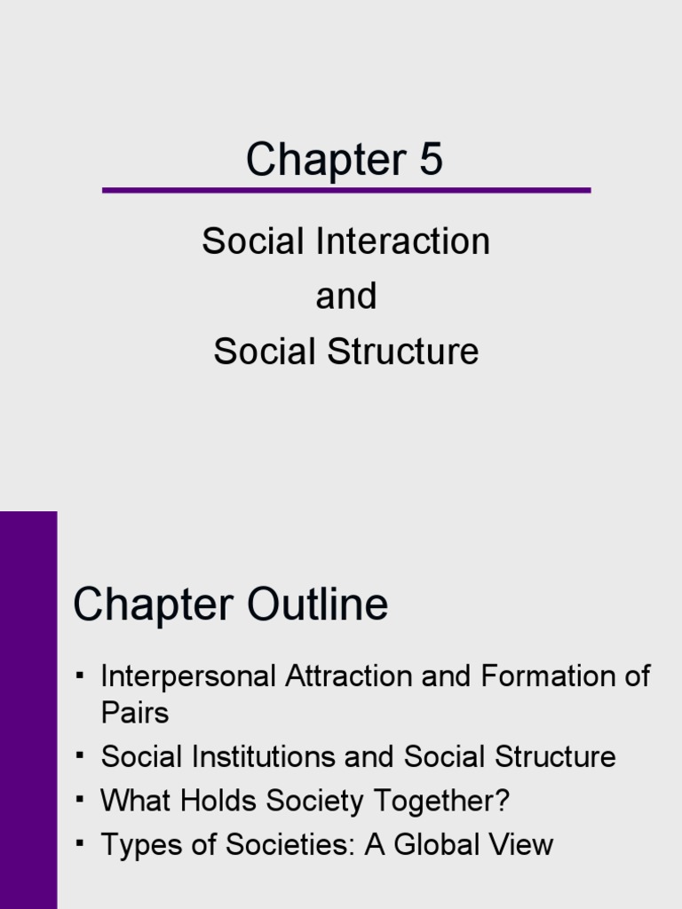 Unit 4 Social Organization and Interaction | PDF | Institution | Society