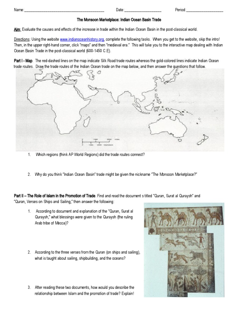 IndianOceanBasinTradeAnInteractiveInternetActivity 1 1 | PDF | Arabs ...