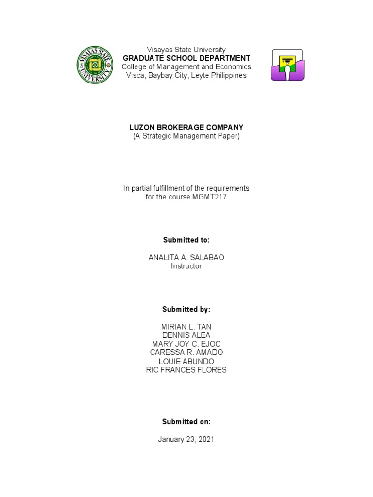 LBC-STRATEGIC-PAPER - Rev.1 22021 | PDF | Business | Economies