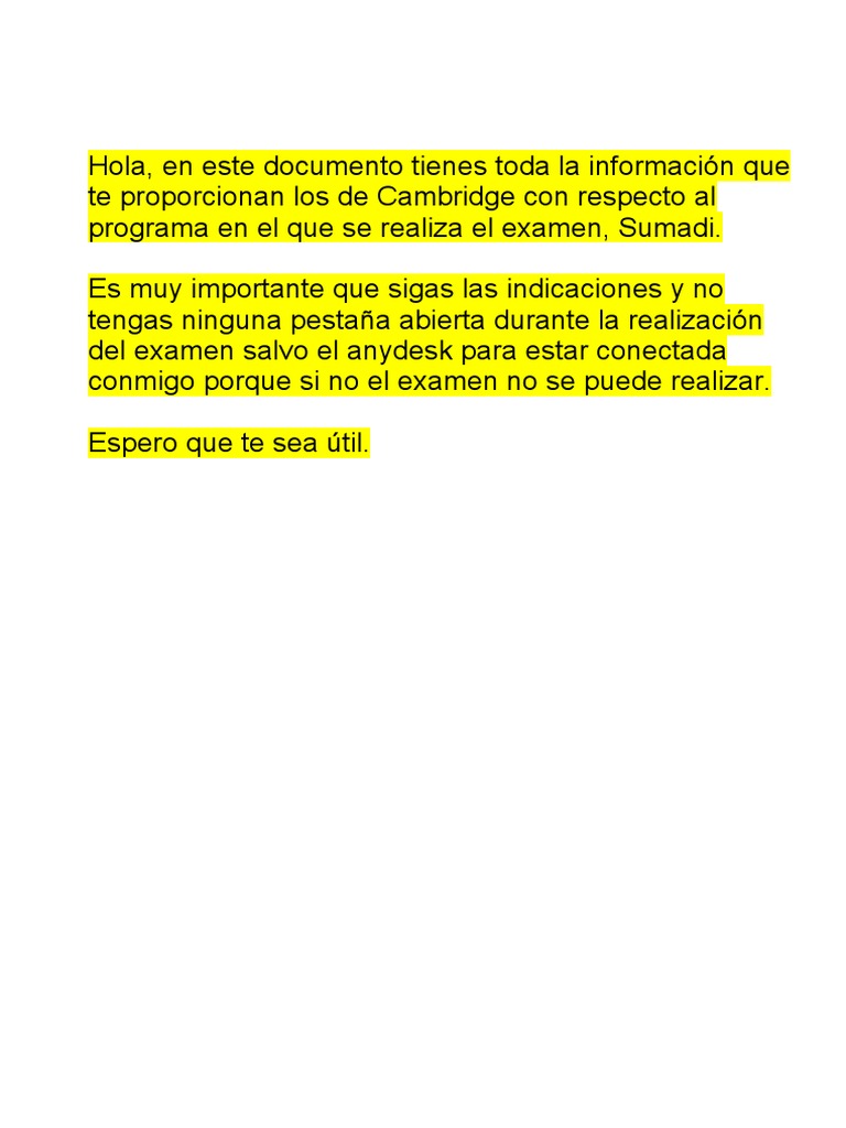Sumadi Como Funciona | Descargar gratis PDF | Prueba (evaluación ...