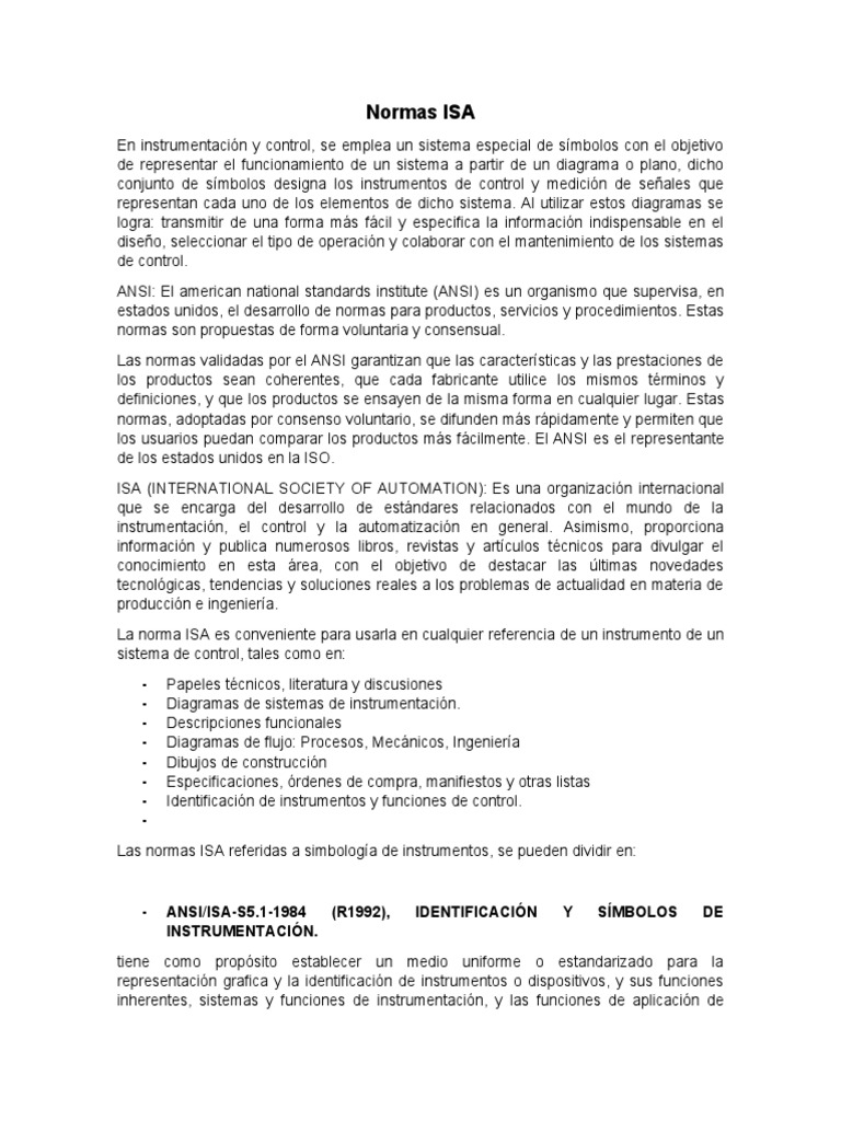 Normas Isa Pdf Controlador Lógico Programable Hardware De La