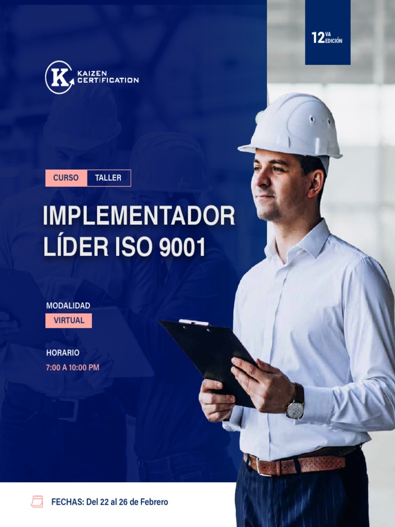 Brochure Verano Iso 9001 | PDF | Gestión de la calidad | Planificación