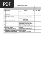 Duct Inspection Checklist | PDF | Duct (Flow) | Civil Engineering