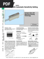 Fibras Keyence Area Fu-A40 - 100 | PDF | Optical Fiber