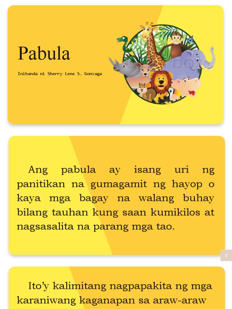 Pabula | PDF