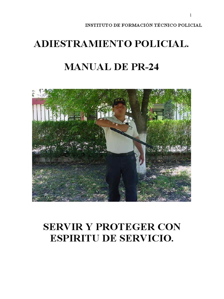 Manual PR-24 | PDF | Policía | Mano