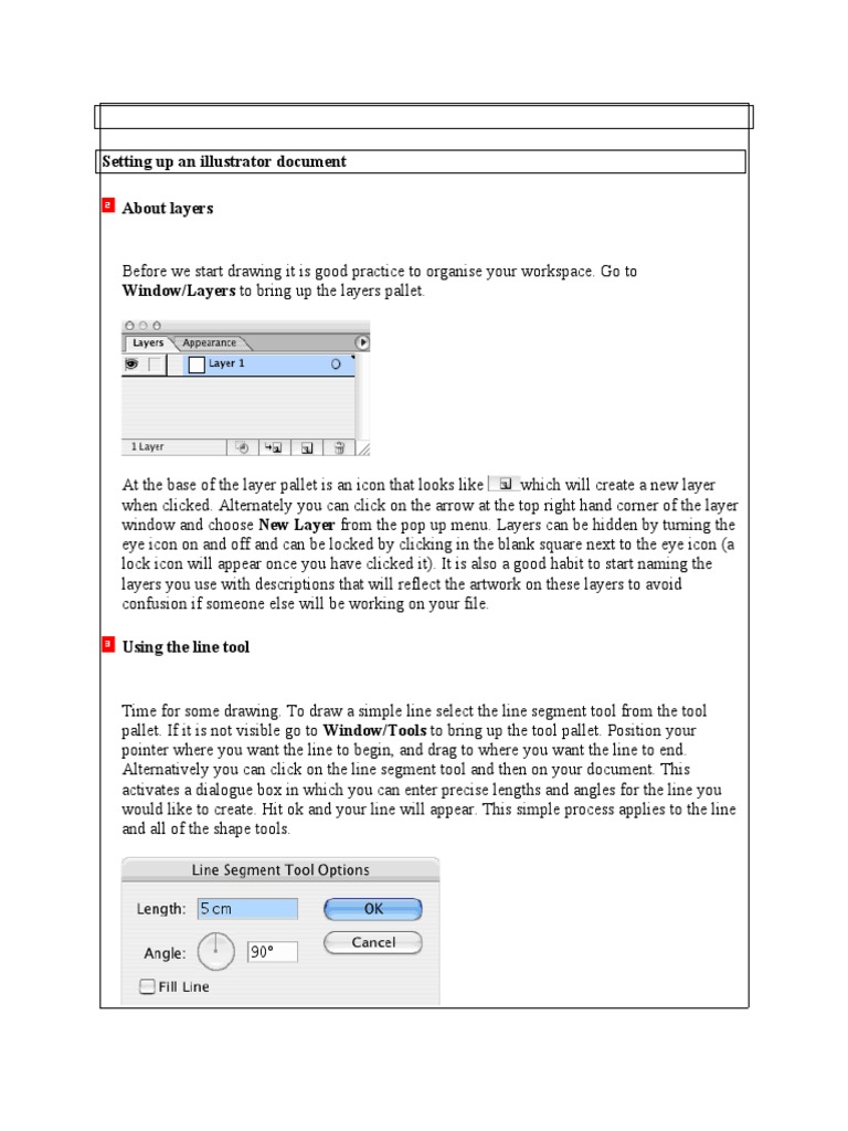 Illustrator Document Setup Guide | PDF | Icon (Computing) | Computing