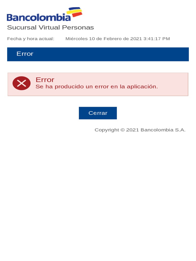 Bancolombia Sucursal Virtual Personas 2 | PDF