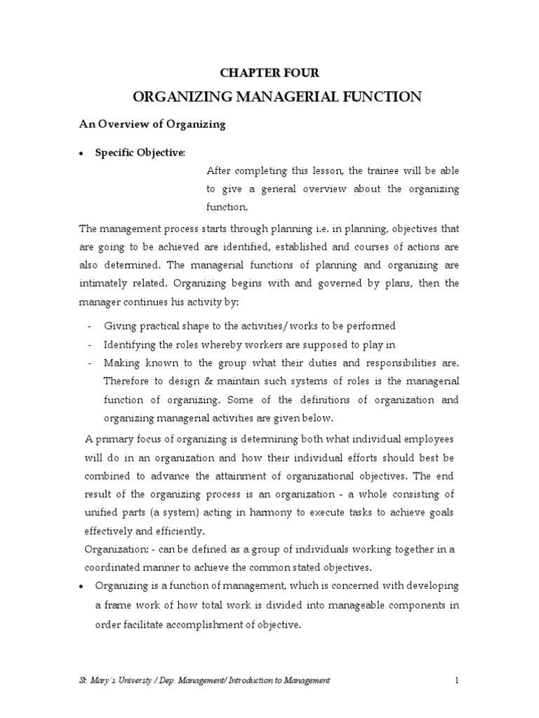 Introduction To Management Chapter 4 | PDF | Power (Social And ...