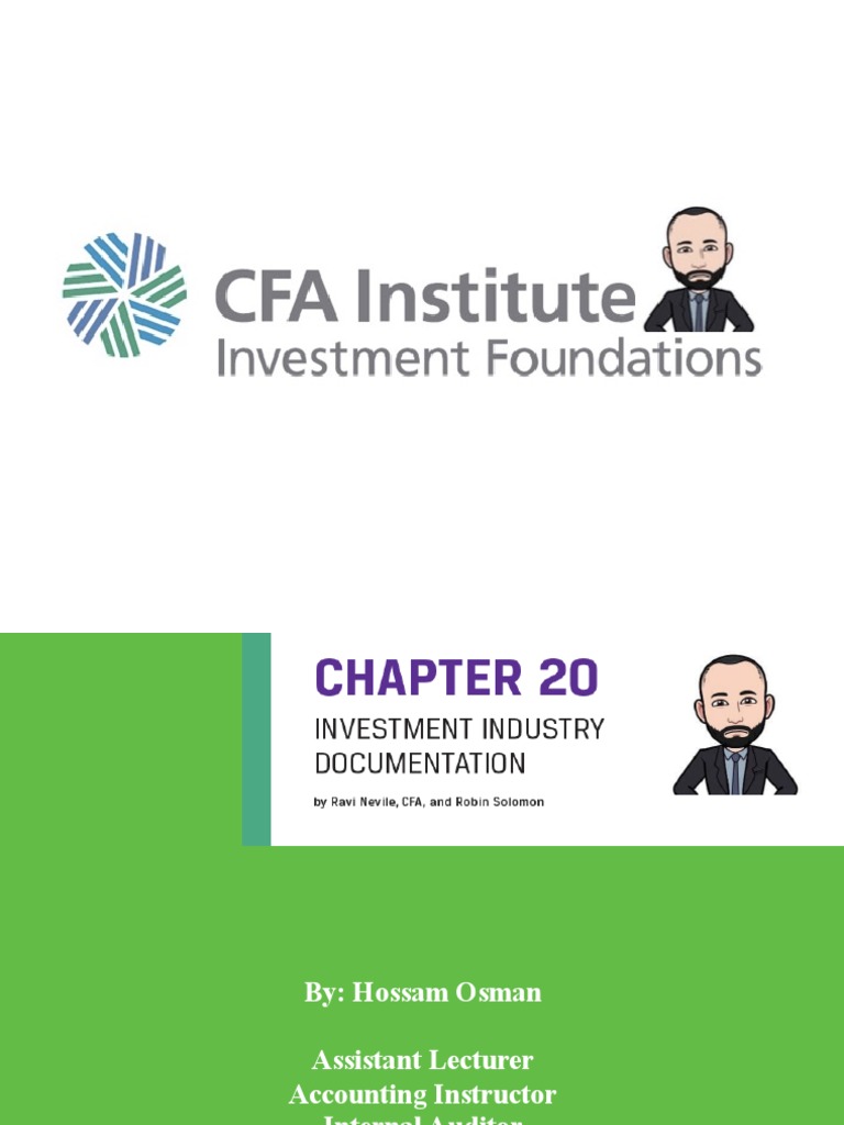 CFA Investment Foundations Overview | PDF | Policy | Documentation