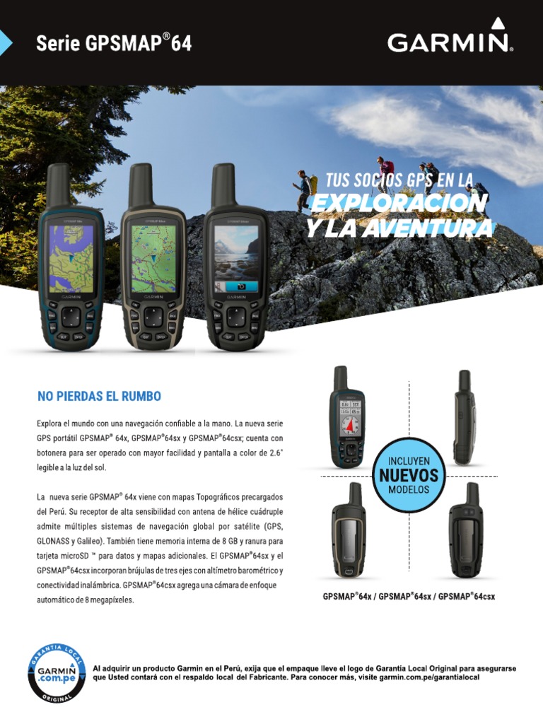 Nuevo Map64 - Gpsmap 64X Map64sxmap64csx | PDF