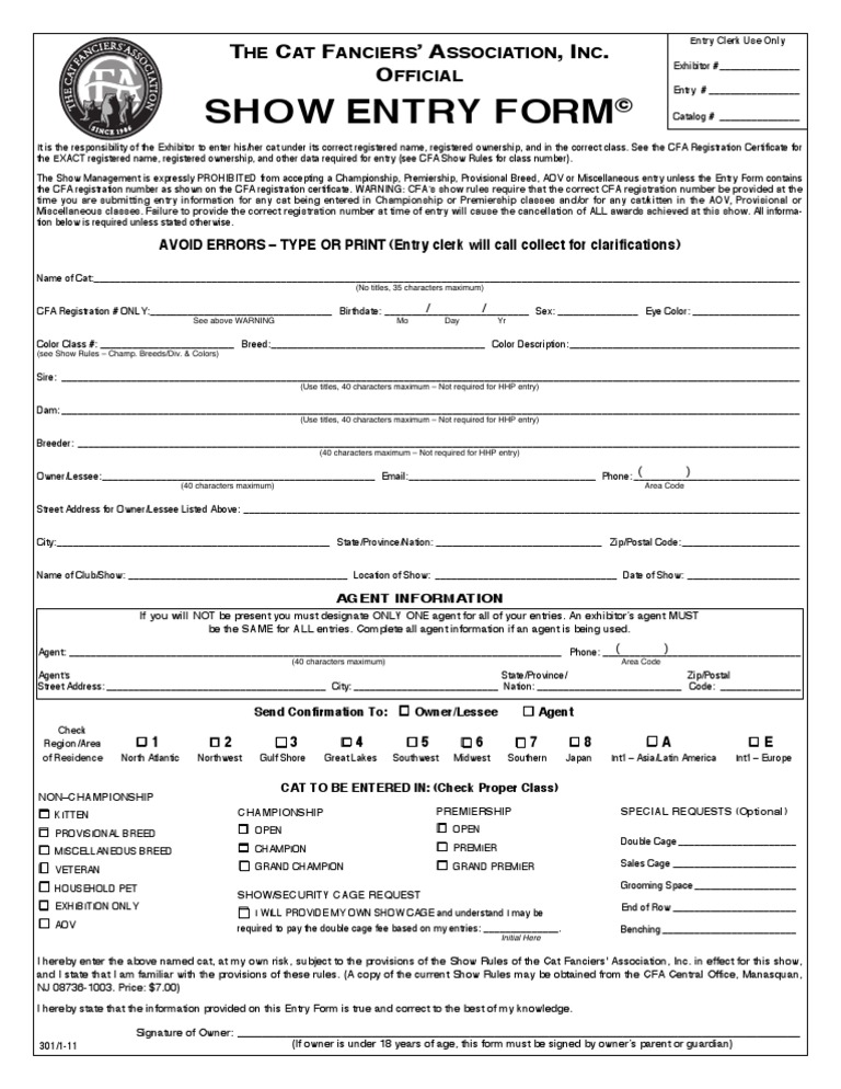 Entry Form | PDF | Business