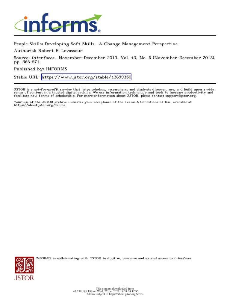 People Skills | PDF | Behavior Modification | Human Nature