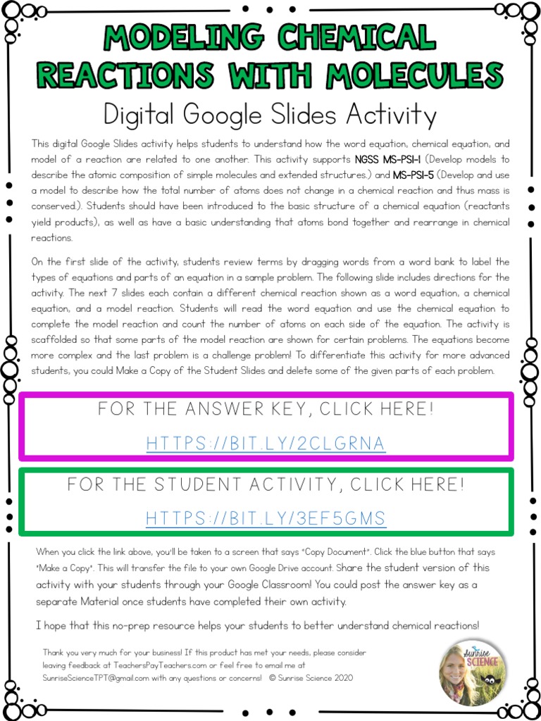 Digital Google Slides Activity: For The ANSWER KEY, Click Here! | PDF ...