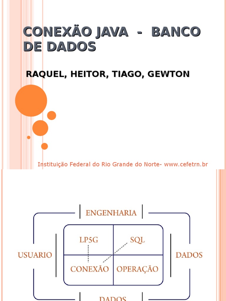 Conexão Java e Banco de Dados | PDF | SQL | Java (linguagem de programação)