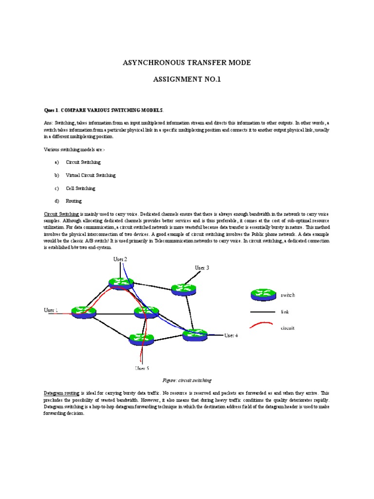 ATM Network Applications and Benefits | PDF | Asynchronous Transfer ...