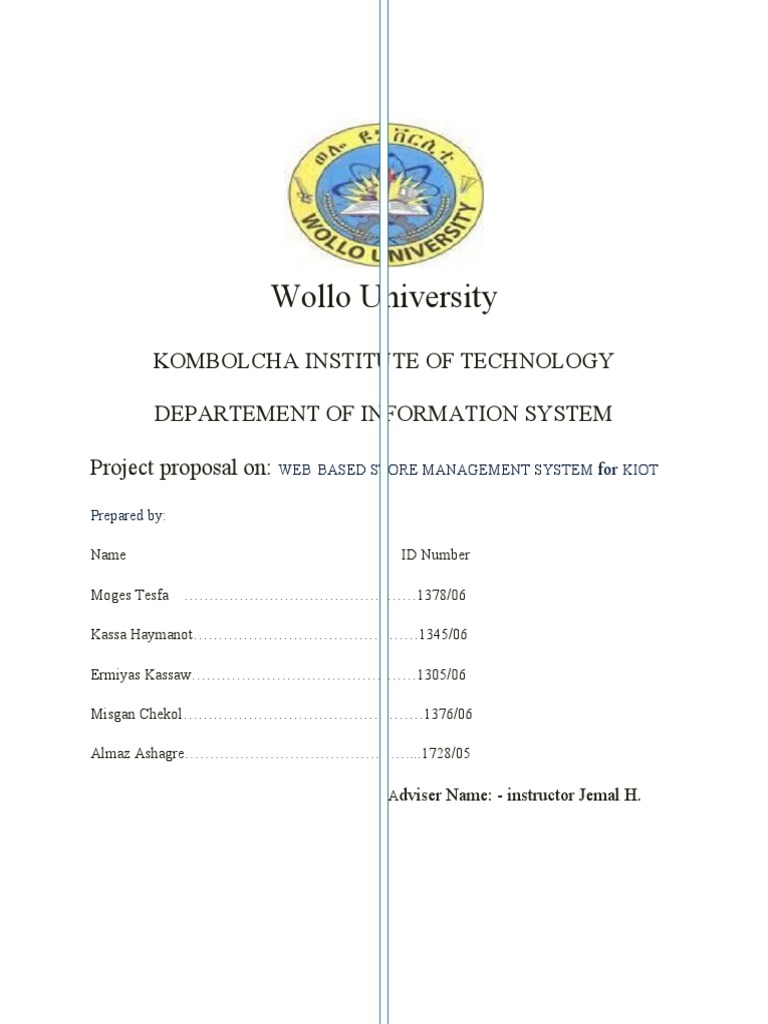 Web-Based Store Management System Proposal | PDF | Feasibility Study ...