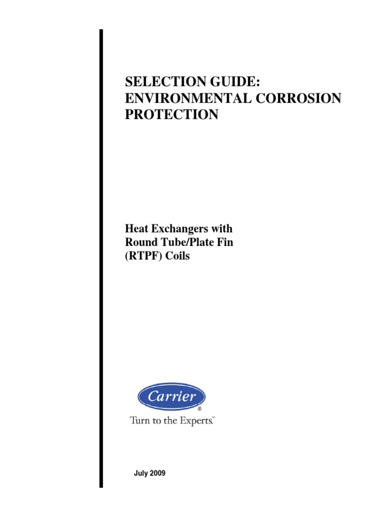 Selection Guide: Environmental Corrosion Protection: Heat Exchangers ...