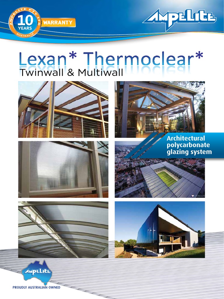 Lexan Thermoclear Brochure 2016 | PDF | Ultraviolet | Sheet Metal