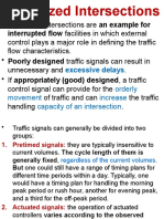 Calculation of Traffic Signal Timings-Webster's Method Note13 | PDF ...