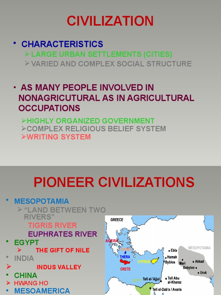 Characteristics of Early Civilizations | PDF | Mesopotamia | Sumer