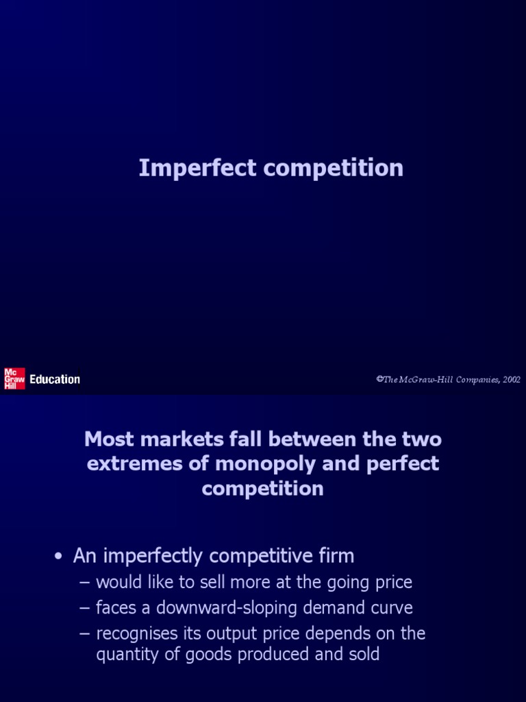 Imperfect Competition Issues | PDF | Oligopoly | Imperfect Competition